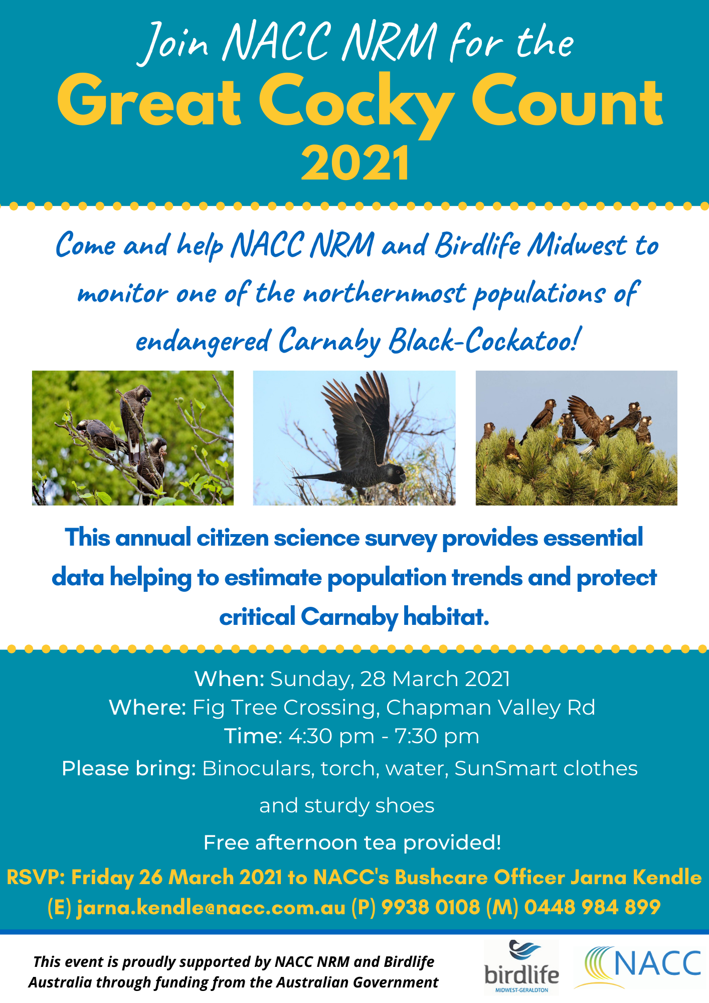 Great Cocky Count - NACC - Northern Agricultural Catchments Council